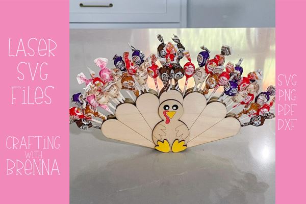 Thanksgiving Turkey Laser SVG File - So Fontsy