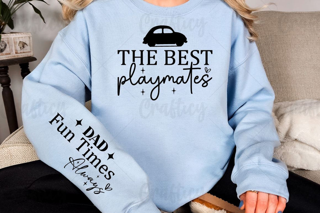 The best playmates Sleeve SVG Design - So Fontsy