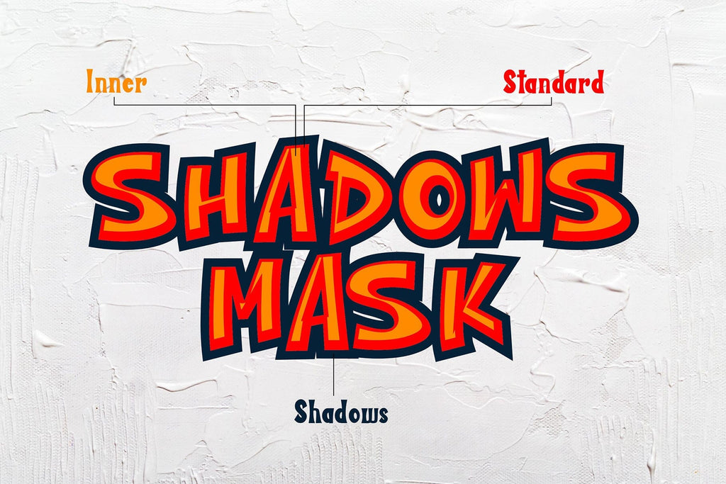 The Bolder Shadows - 3d Layered Graffiti Font - So Fontsy