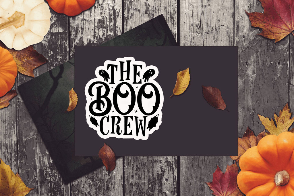 The boo crew Stickers Design - So Fontsy