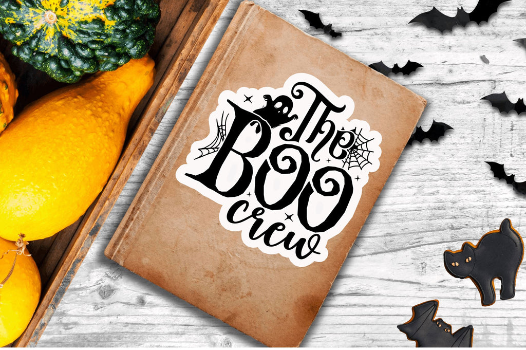 The boo crew Stickers Design - So Fontsy