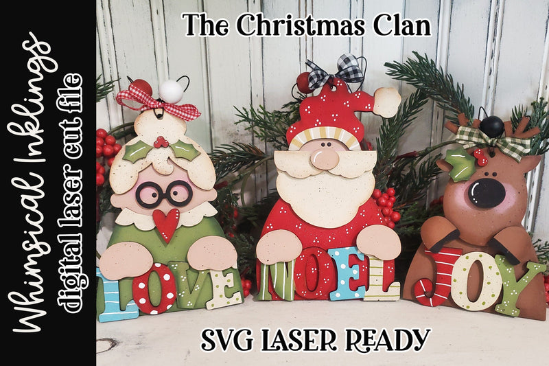 The Christmas Clan Set SVG - So Fontsy