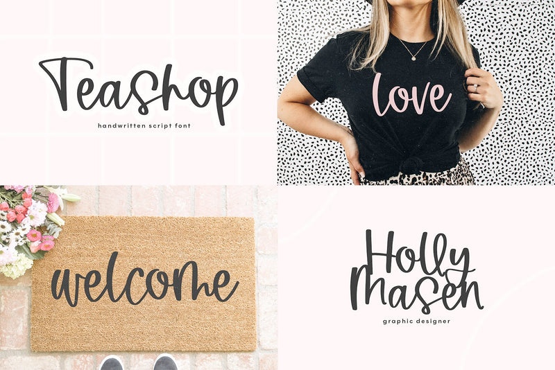 The Cute Handwritten Bundle - 15 Fonts for Crafters - So Fontsy