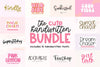 The Cute Handwritten Bundle - 15 Fonts for Crafters - So Fontsy
