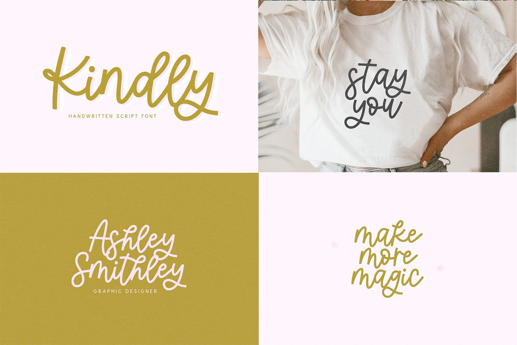 The Cute Handwritten Bundle - 15 Fonts for Crafters - So Fontsy