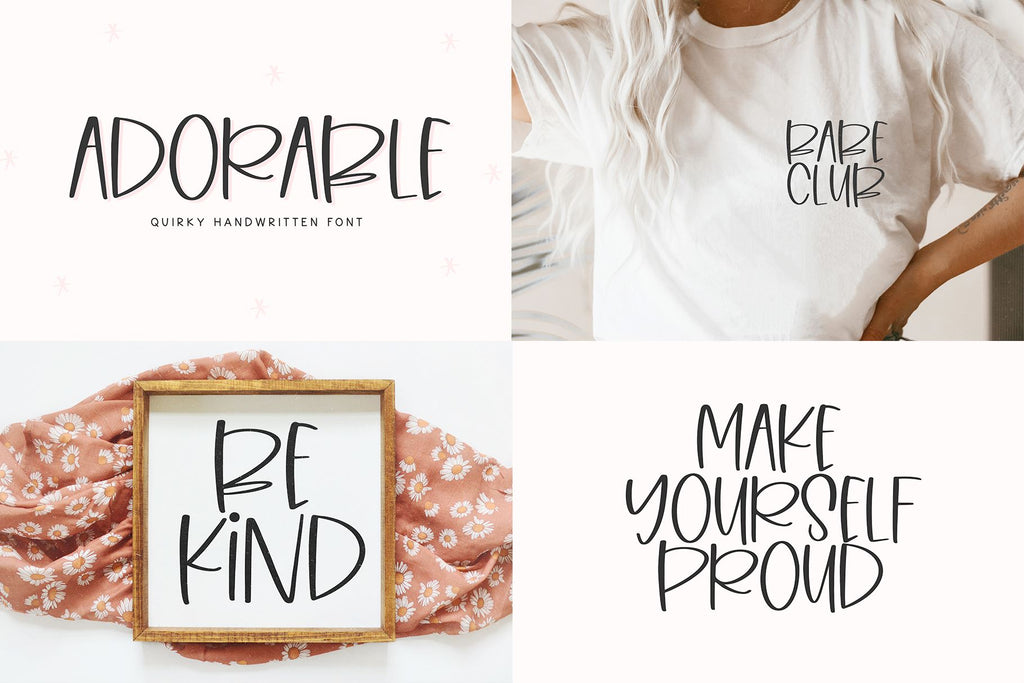 The Cute Handwritten Bundle - 15 Fonts for Crafters - So Fontsy