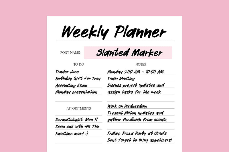 The Essential Digital Planner Font Bundle Vol. 2 - So Fontsy