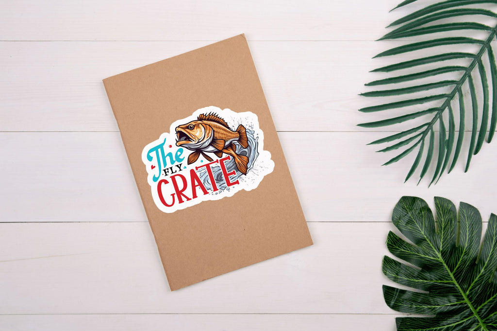 The fly crate sticker Design - So Fontsy