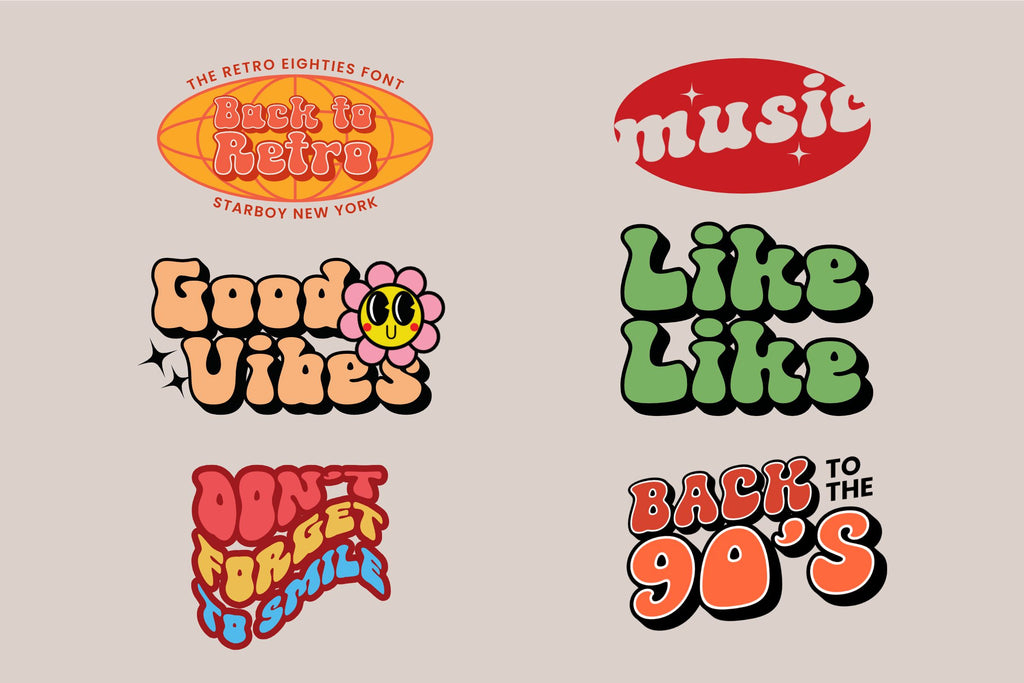 The Retro Eighties - So Fontsy