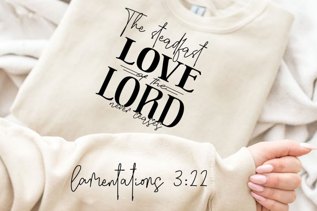 The Steadfast Love Of The Sleeve SVG Design - So Fontsy
