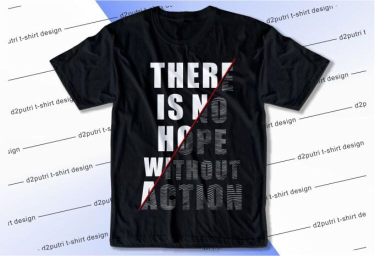 There Is No Hope Without Action SVG, Inspirational Quotes, Motivatinal ...