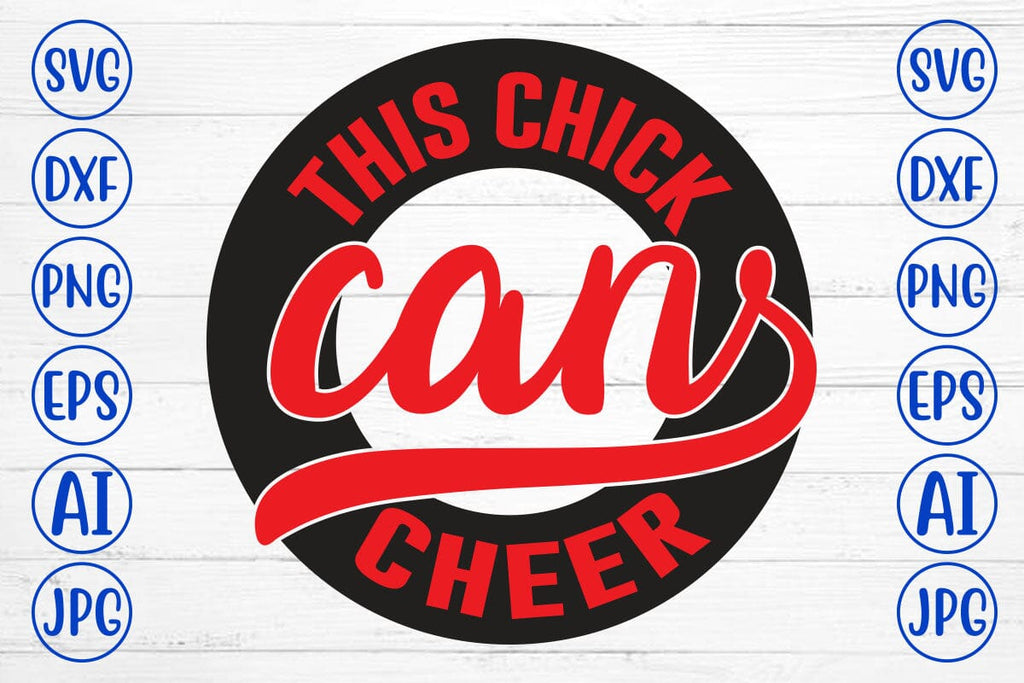 This Chick Can Cheer SVG - So Fontsy