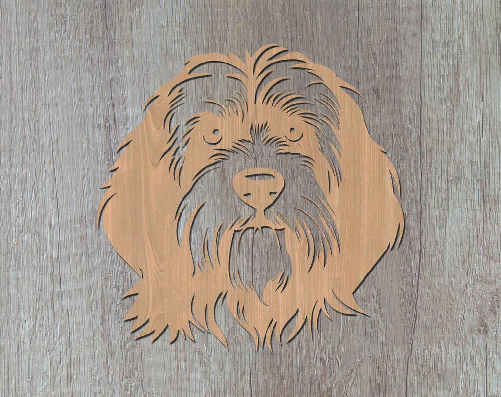 Tibetan Terrier Laser SVG Cut File, Tibetan Terrier Glowforge File ...