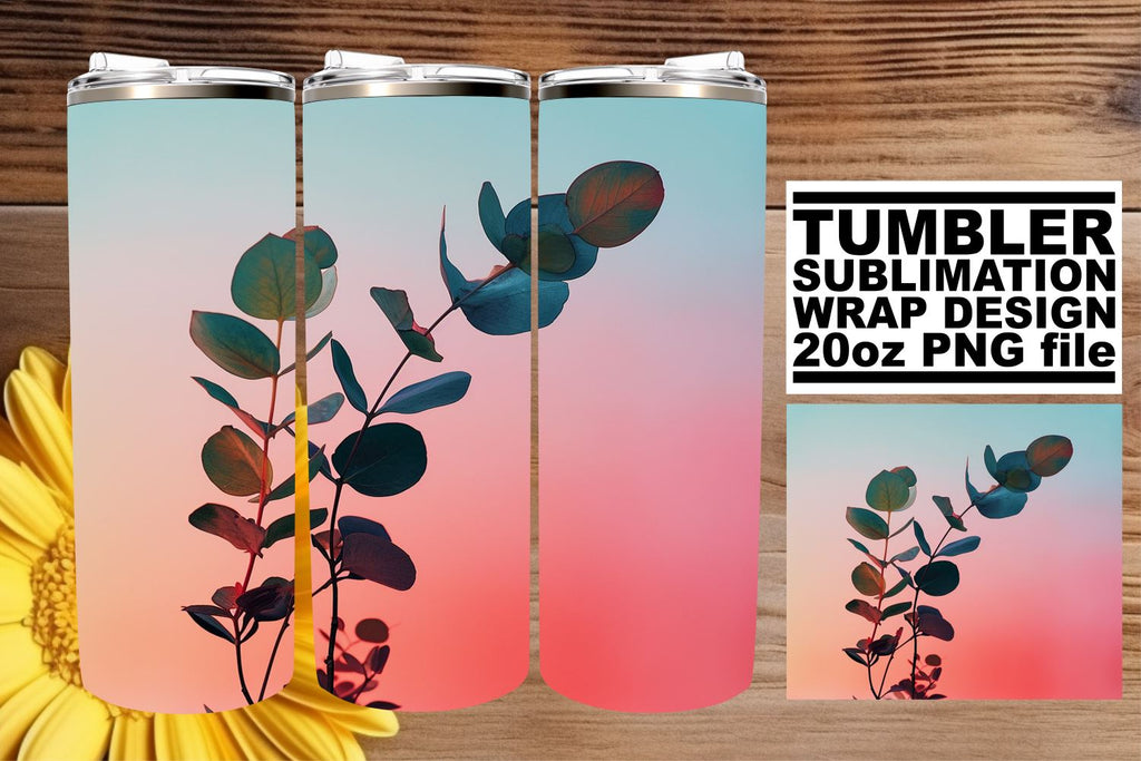Timeless Bloom Fantasy: Retro Tumbler Sublimation - So Fontsy