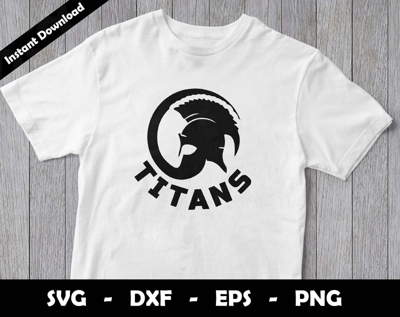 Titans SVG Cut File, Titans logo SVG Design, Titans Football Mascot, T ...