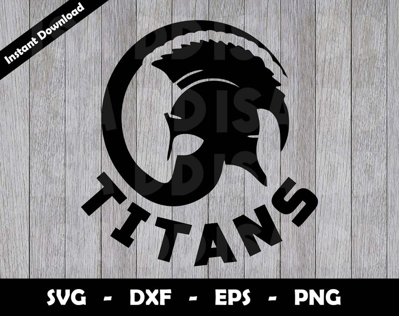 Titans SVG Cut File, Titans logo SVG Design, Titans Football Mascot, T ...