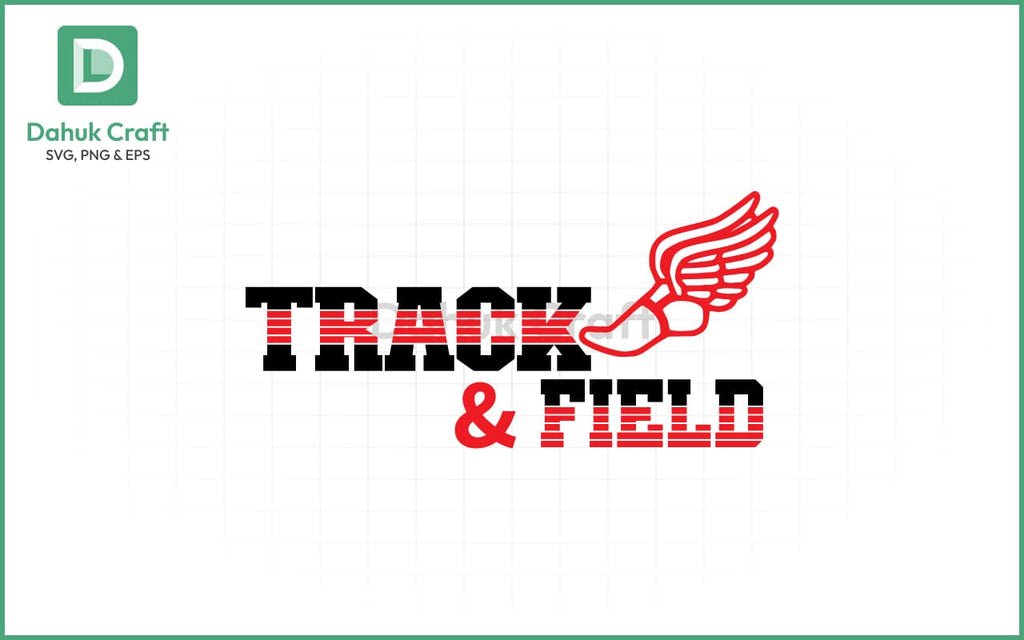 Track & Field SVG – Editable Year SVG PNG & EPS V10 - So Fontsy