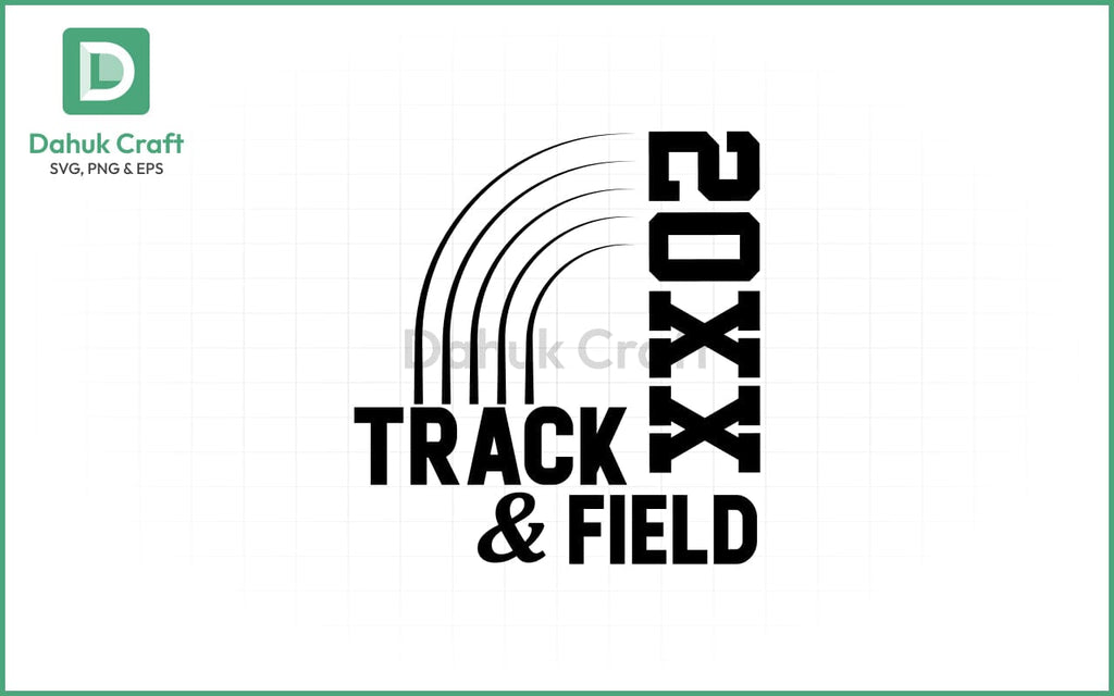 Track & Field SVG – Editable Year SVG PNG & EPS V12 - So Fontsy