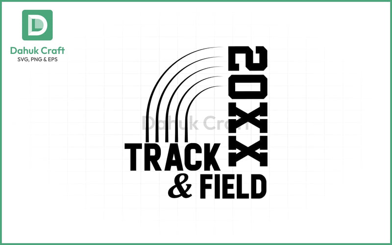 Track & Field SVG – Editable Year SVG PNG & EPS V12 - So Fontsy