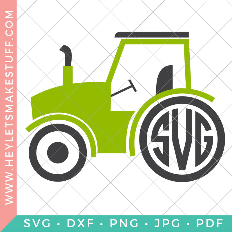 Tractor Monogram - So Fontsy