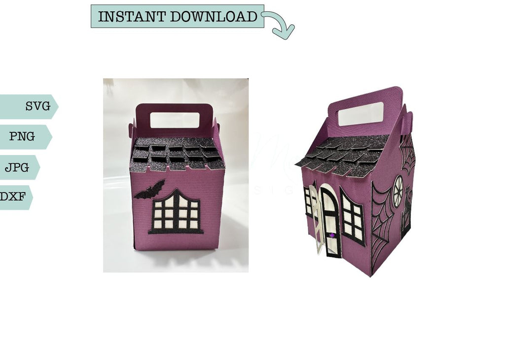 Treat Box- Haunted House Box - So Fontsy
