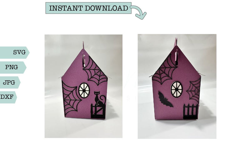 Treat Box- Haunted House Box - So Fontsy