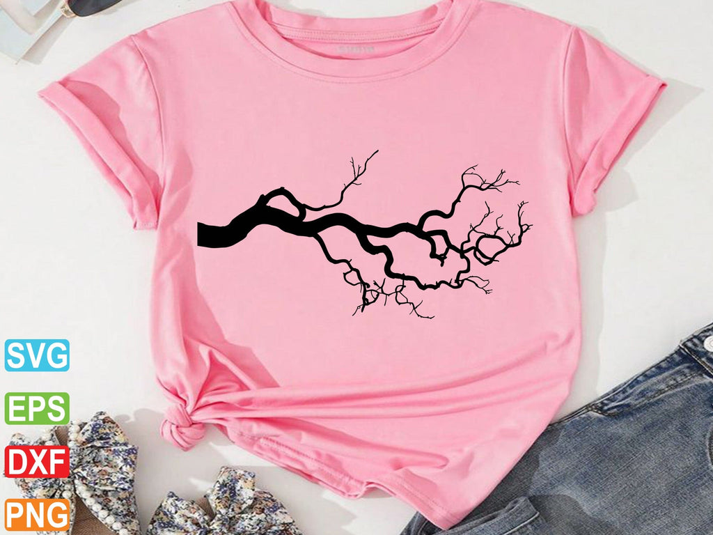 Tree Branch Svg, Tree Branch Clipart, Tree Branch Vector - So Fontsy