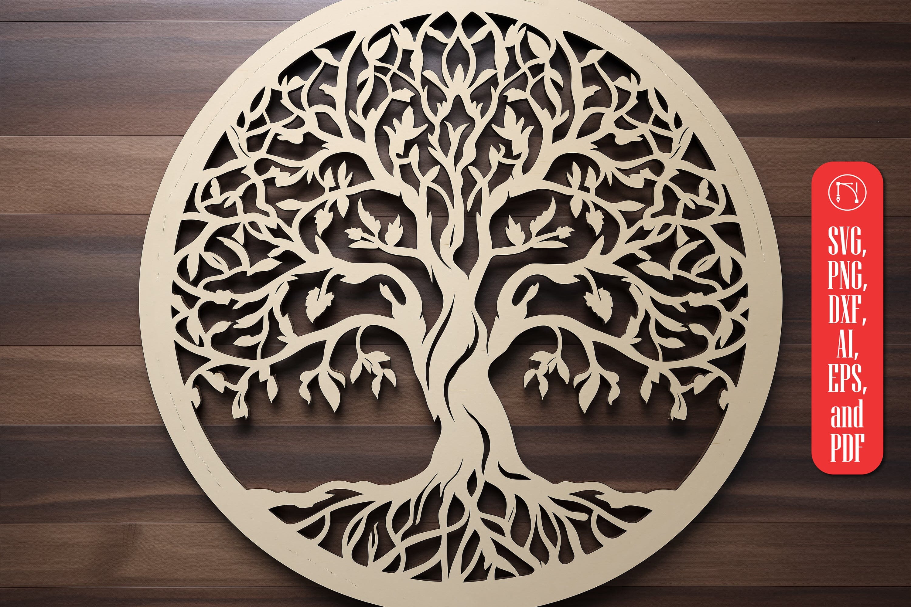 Tree of Life laser cut file SVG - So Fontsy