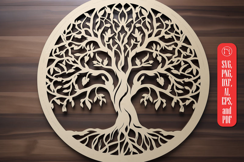 Tree of Life laser cut file SVG - So Fontsy