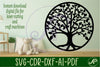 Tree of life wall sign svg laser cut file - So Fontsy