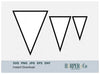 Triangle Banner SVG PNG Cut EPS File - So Fontsy