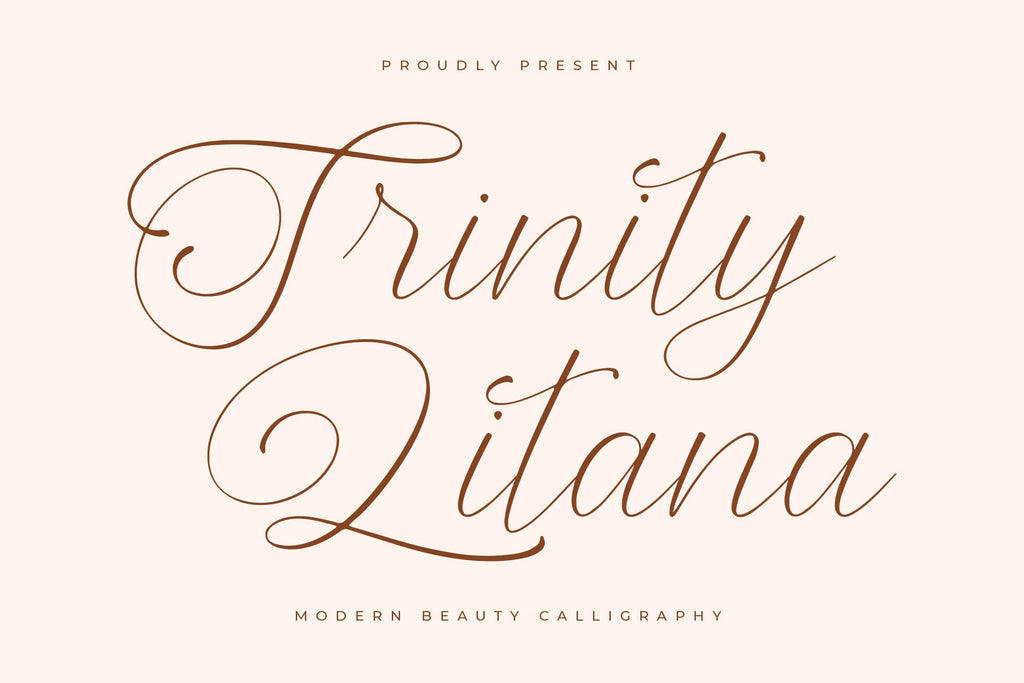 Trinity Litana - Modern Beauty Calligraphy - So Fontsy