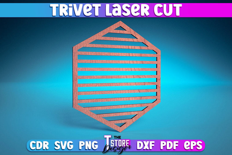 Trivet Laser Cut | Trivet Laser Cut Design | CNC Files - So Fontsy