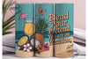 Tropical Cocktail 20oz Tumbler Wrap - So Fontsy