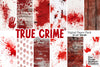 True Crime | Halloween Pattern - So Fontsy