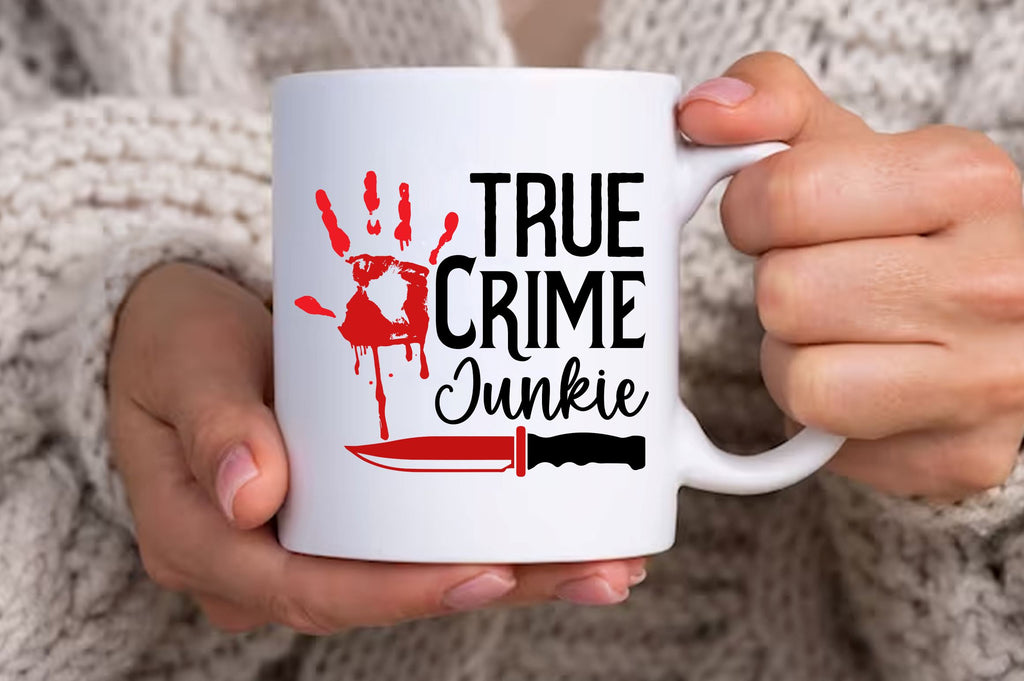 True crime junkie svg design - So Fontsy