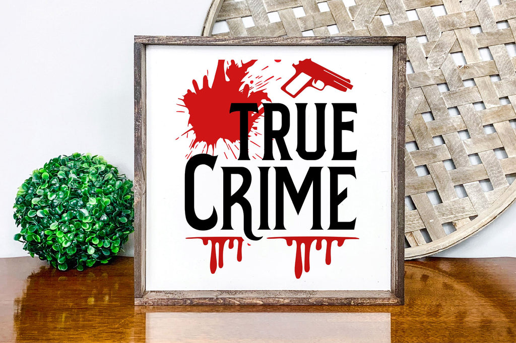 True crime svg design - So Fontsy