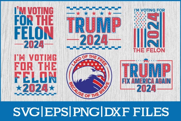 Trump 2024 Svg png Huge Bundle, Donald Trump Svg, I'm Voting For The ...
