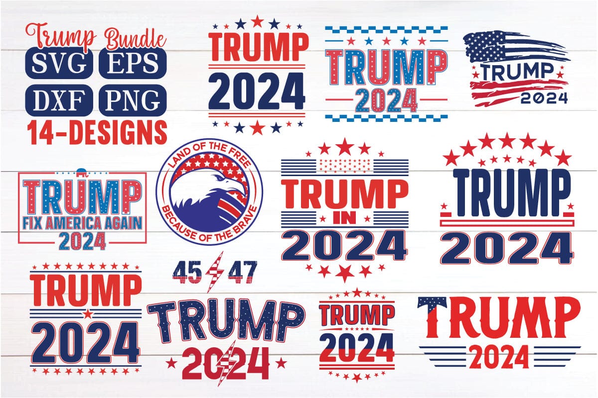 Trump 2024 Svg png Huge Bundle, Donald Trump Svg, I'm Voting For The ...
