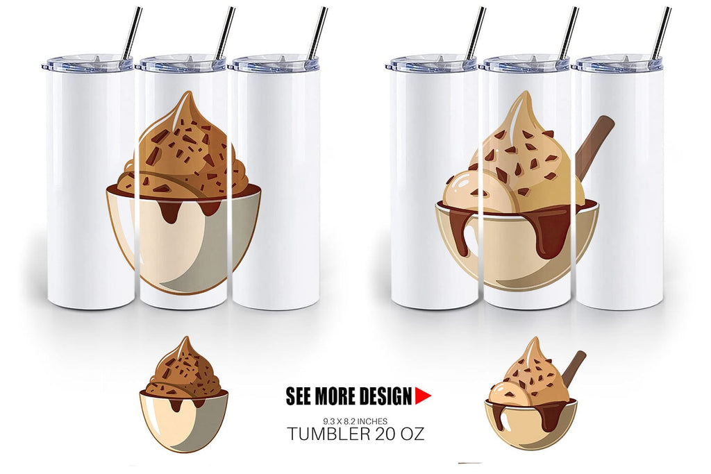 Tumbler Chocolate Scoop - So Fontsy