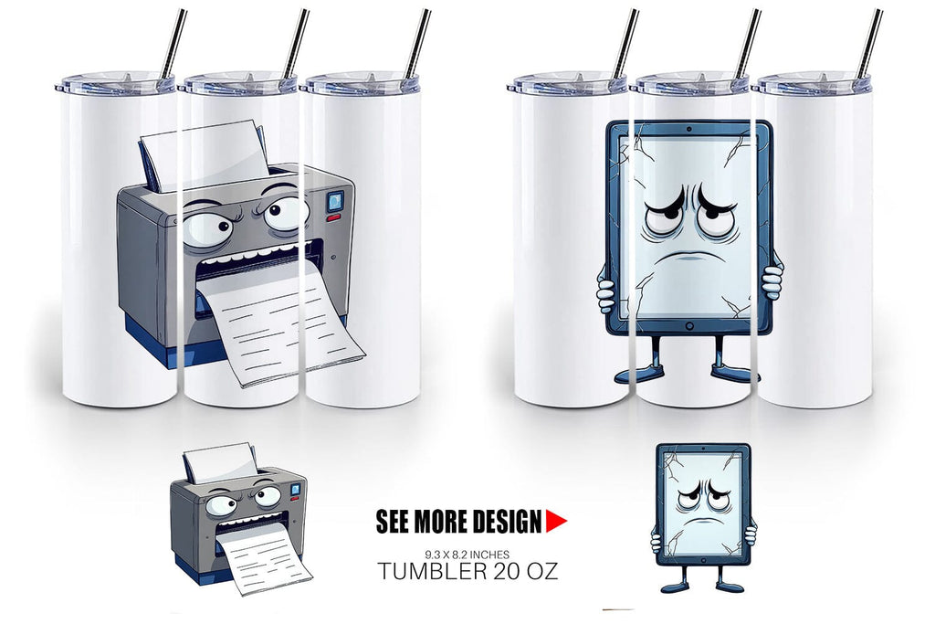 Tumbler Grumpy Tech Gadgets - So Fontsy