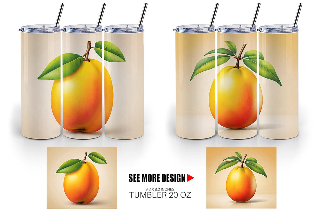 Tumbler Wrap Mango Fruit - So Fontsy