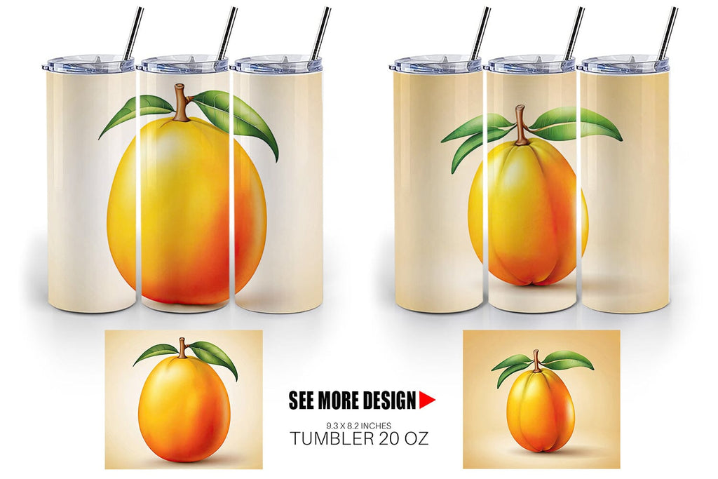 Tumbler Wrap Mango Fruit - So Fontsy