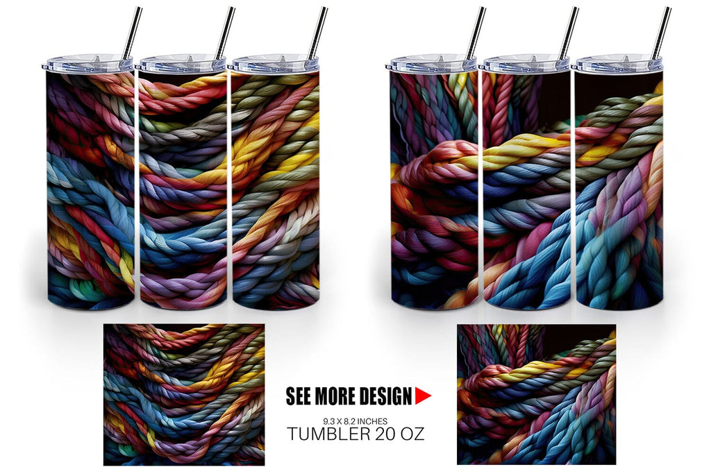 Tumbler Wrap Rope Texture - So Fontsy