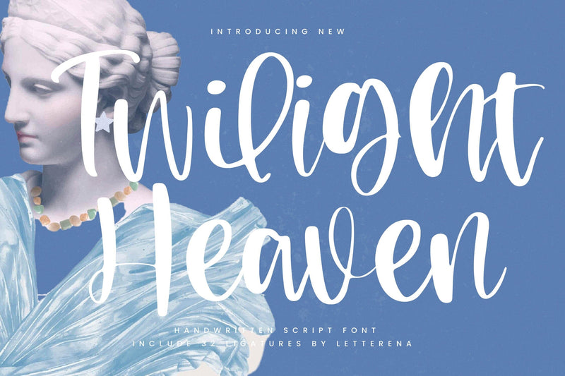 Twilight Heaven - Handwritten Script Font - So Fontsy