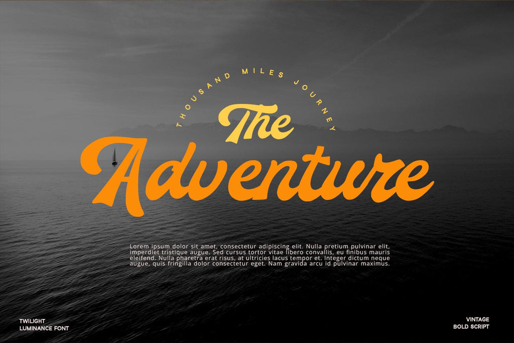 Twilight Luminance - Vintage Script - So Fontsy