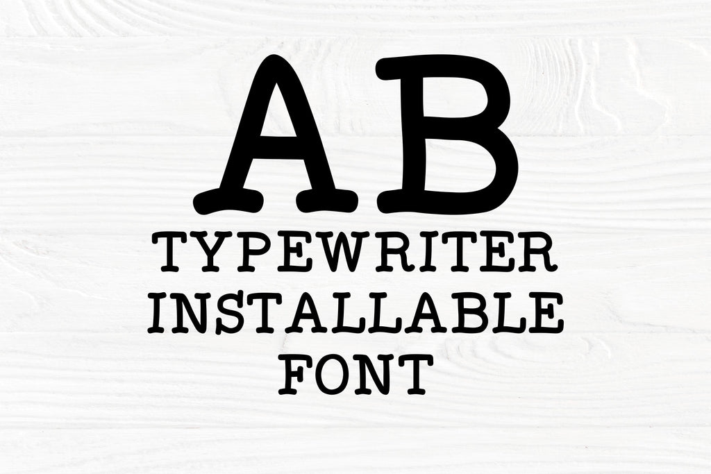 Typewriter Font Svg, Vintage Font Alphabet, Retro Typewriter Letters ...