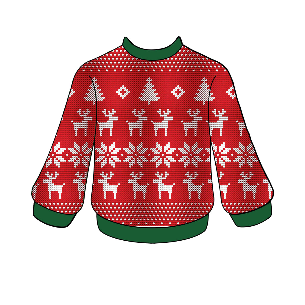 Ugly Reindeer Christmas Sweater svg download, Merry Christmas svg ...