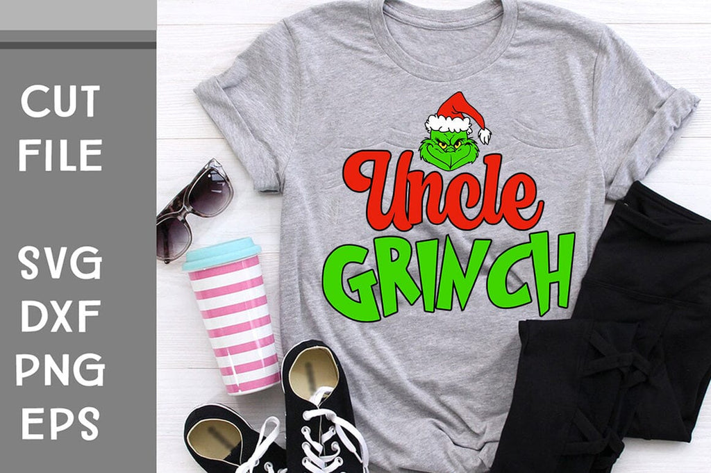Uncle Grinch SVG - So Fontsy
