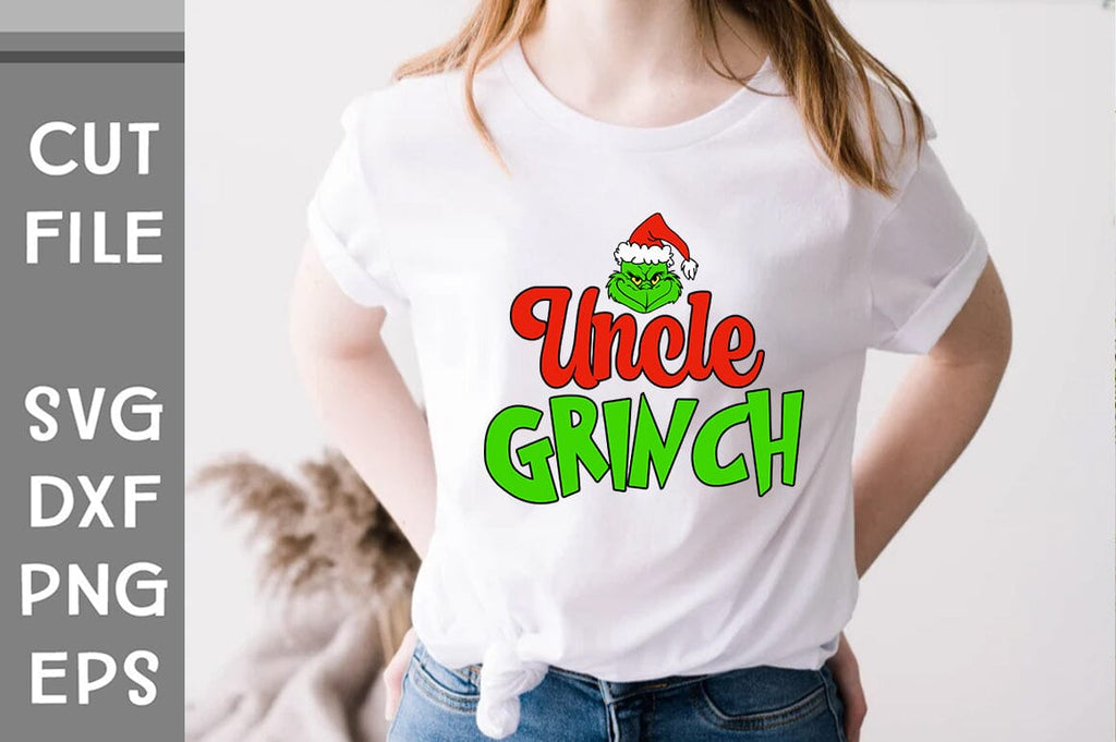 Uncle Grinch SVG - So Fontsy